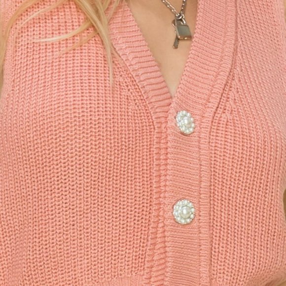 HYFVE | Sweaters | Nwt Hyfve Double Zero Newly Found Love Buttonup ...